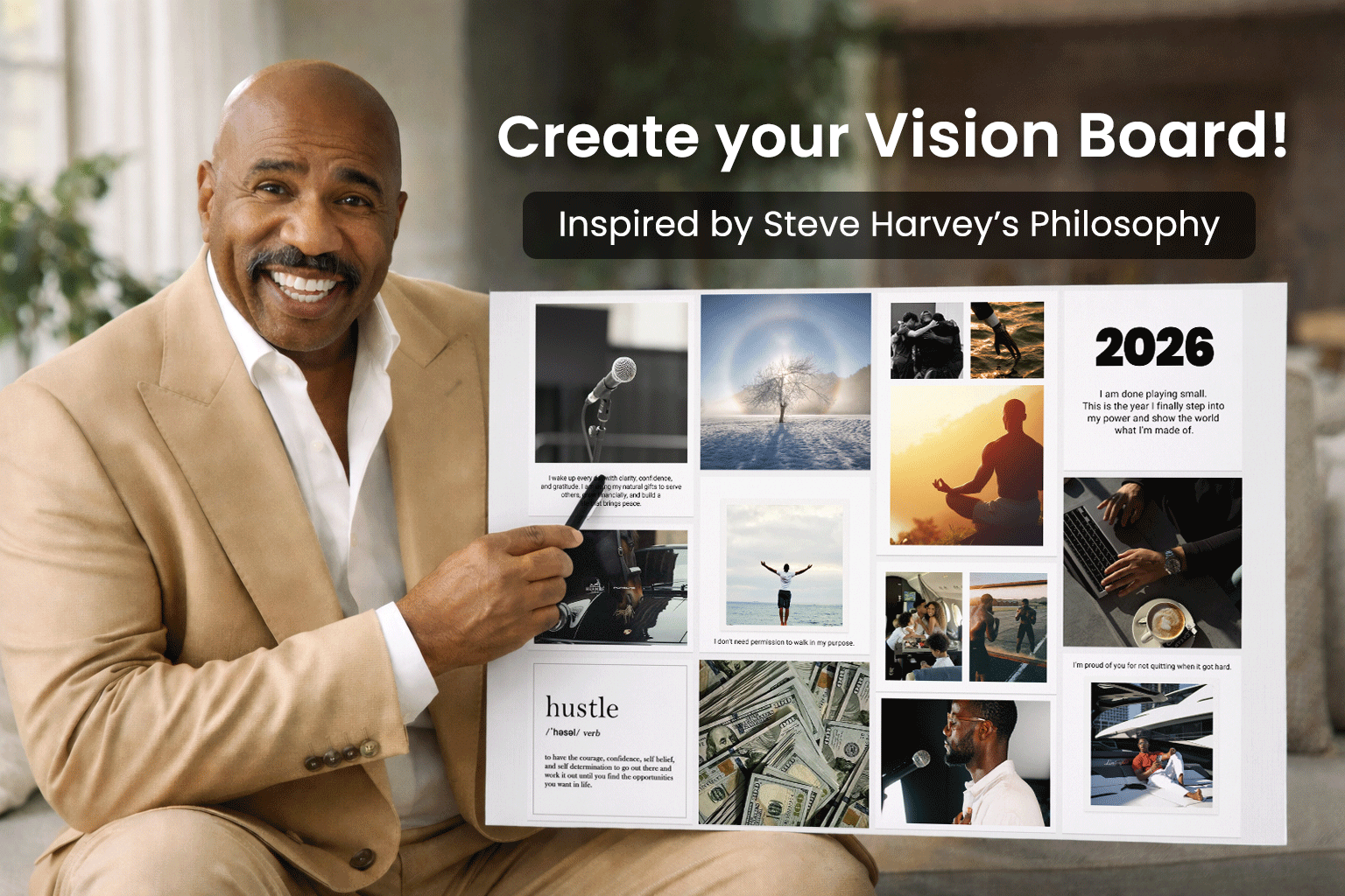 Steve Harvey Vision Board: How to Create One Inspired by His Approach ...